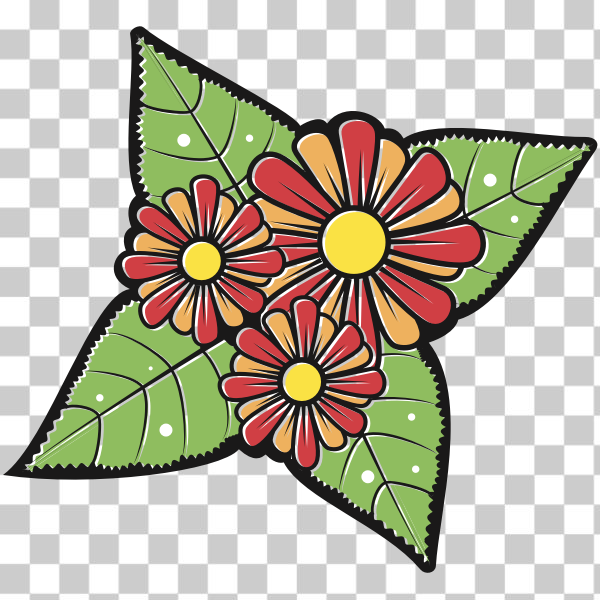 Free: SVG Flower 5b - nohat.cc