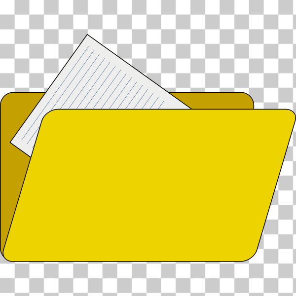 Free: SVG Folder with documents - nohat.cc