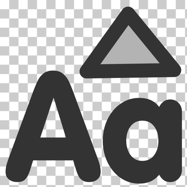 Free: SVG Font size up icon - nohat.cc