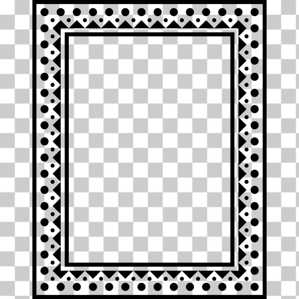 Free: SVG Frame rectangular black and white-1579260655 - nohat.cc