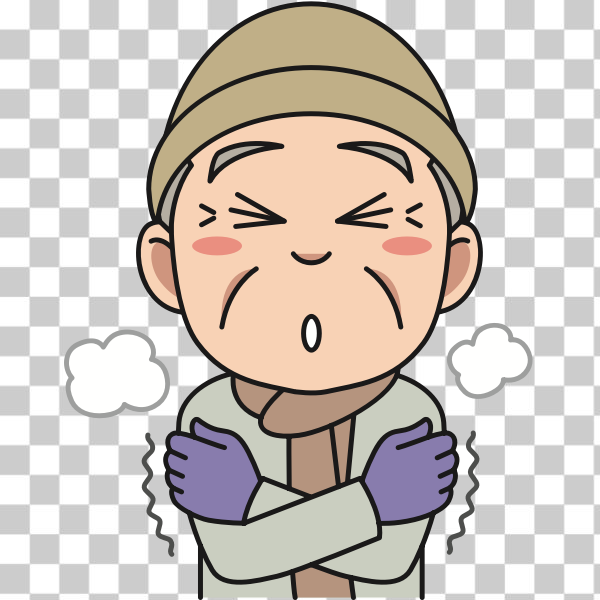 Free: SVG Freezing man - nohat.cc