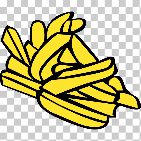 Free: SVG French fries vector graphics - nohat.cc