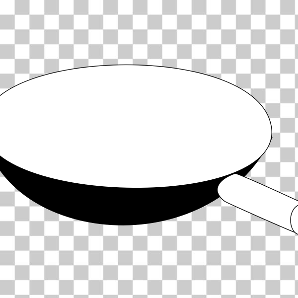 Free: SVG Frying pan outline - nohat.cc