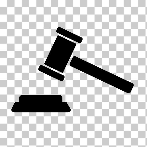 Free: SVG Gavel - outline - nohat.cc