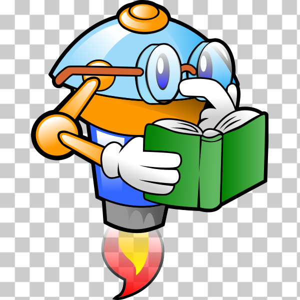 Free: SVG Geek mascot - nohat.cc