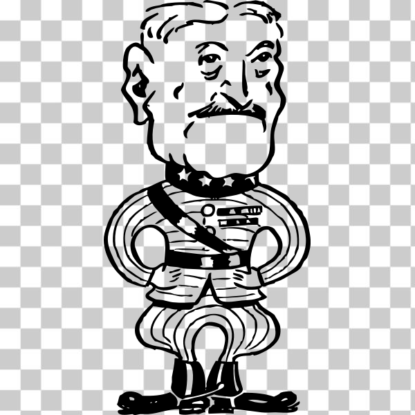 Free: SVG Gen John J Pershing Vector Image - nohat.cc