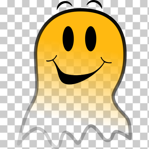 Free: SVG Ghost smiley - nohat.cc