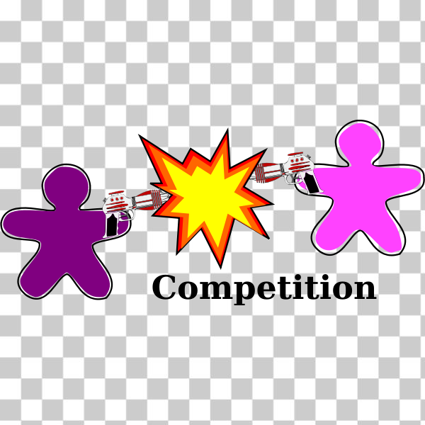 Free: SVG Gingerbread laser fight vector graphics - nohat.cc