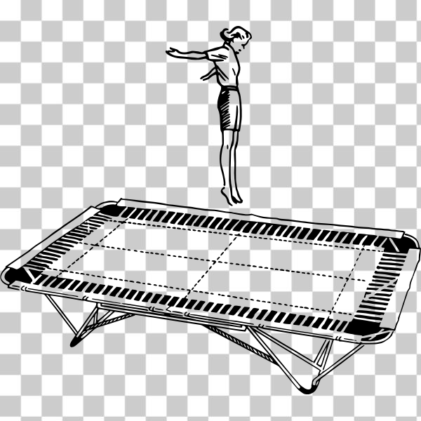 Free: SVG Girl on trampoline - nohat.cc