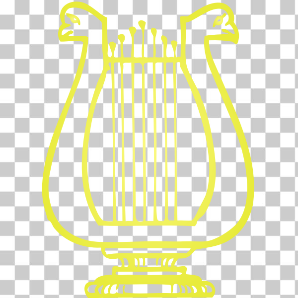 Free: SVG Golden lyre - nohat.cc