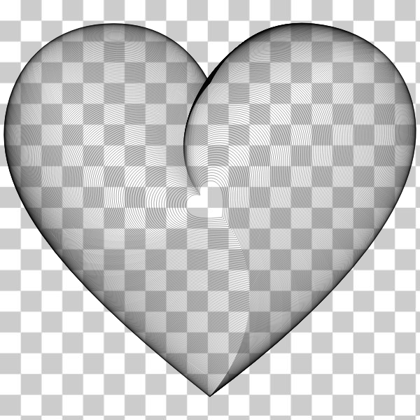 Free: SVG Gray heart - nohat.cc