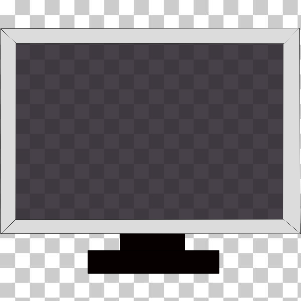 Free: SVG Gray LCD screen vector clip art - nohat.cc
