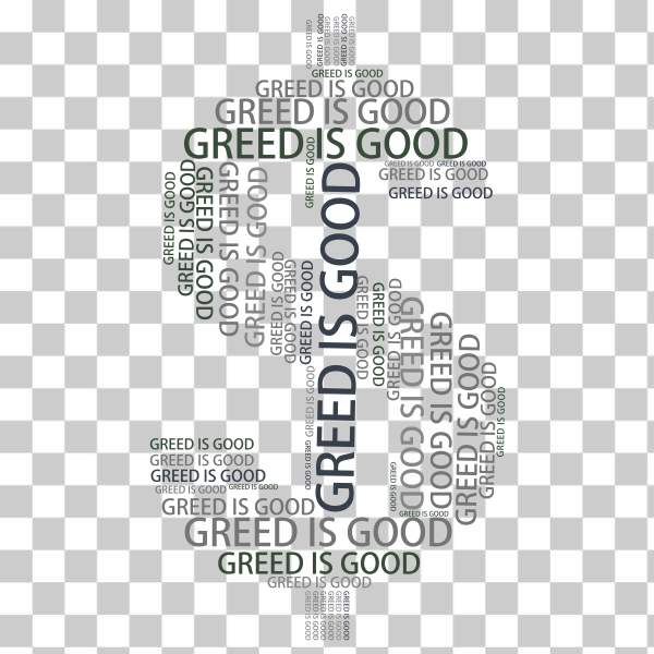 Free: SVG Greed word cloud image - nohat.cc