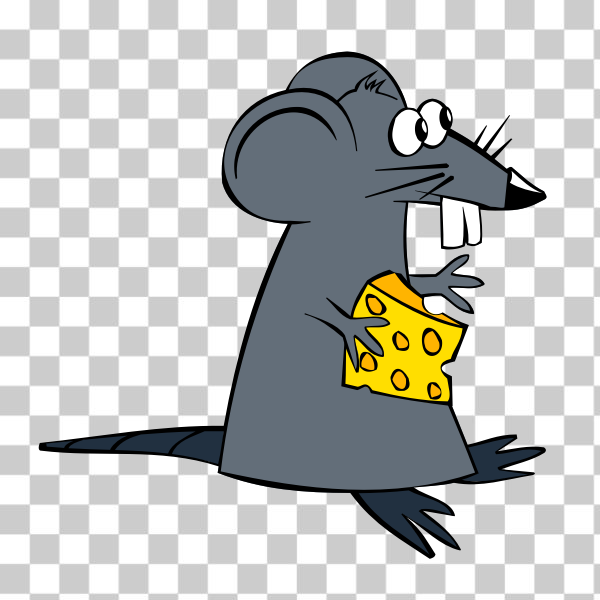 Free: SVG Greedy rat vector image - nohat.cc