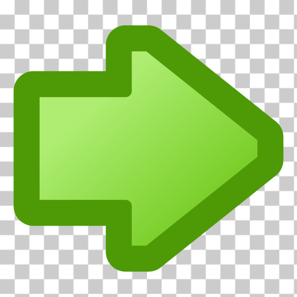 Free: SVG Green arrow pointing right vector illustration - nohat.cc