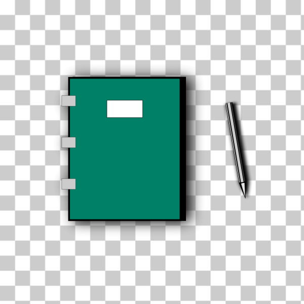 Free: SVG Green diary book - nohat.cc