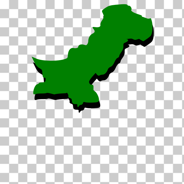 Free: SVG Green Pakistan map - nohat.cc