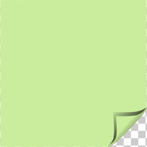 Free: SVG Green sticky note - nohat.cc
