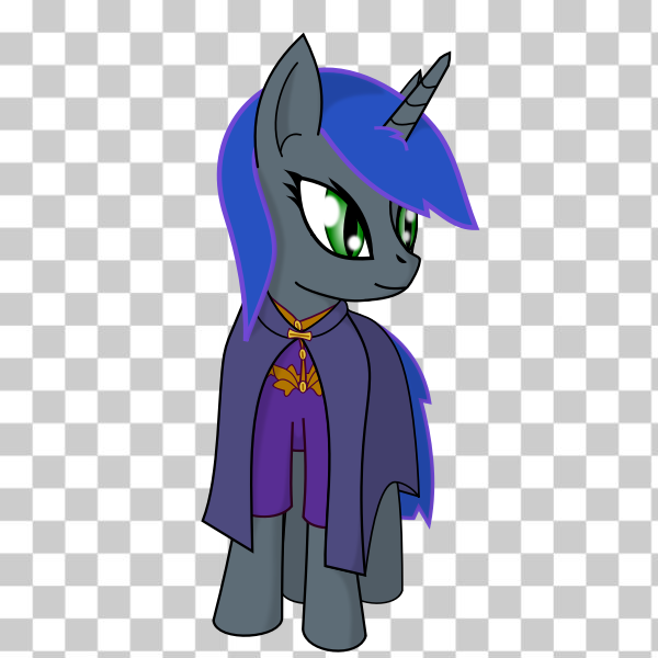 Free: SVG Grey pony - nohat.cc