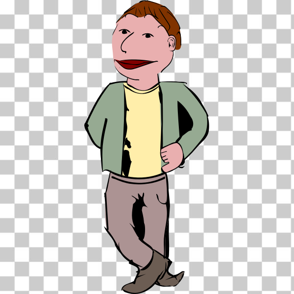 Free: SVG Guy cartoon clip art - nohat.cc