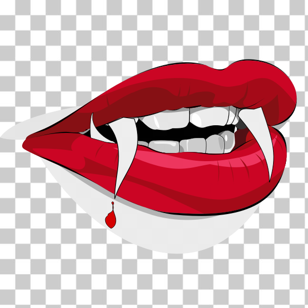 Free: SVG Halloween teeth vector image - nohat.cc