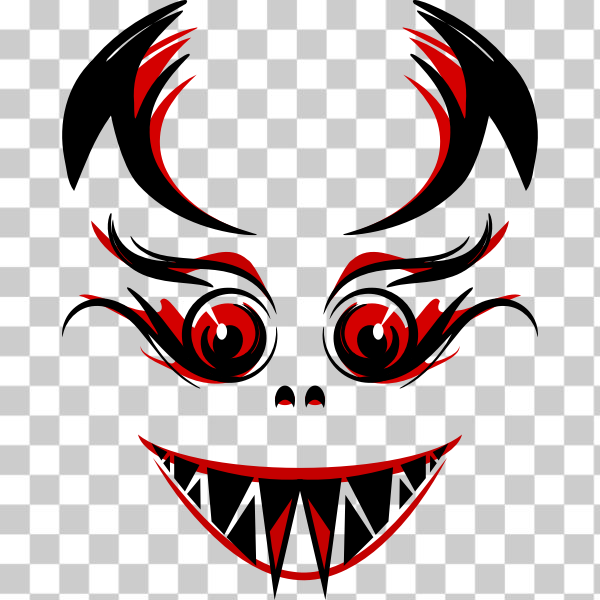 Free: SVG Halloween vampire monster vector clip art - nohat.cc