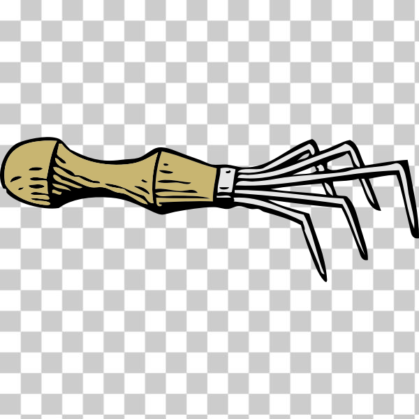 Free: SVG Hand rake - nohat.cc