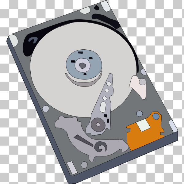 Free: SVG Hard disk vector illustration - nohat.cc