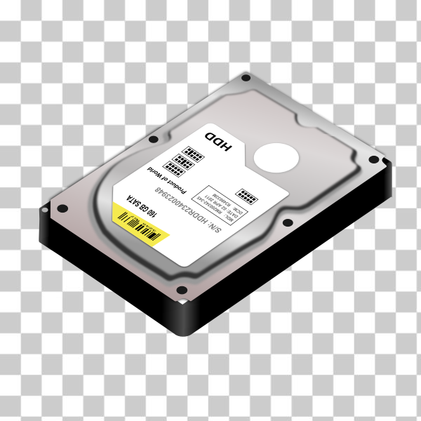 Free: SVG HDD hard disk vector image - nohat.cc