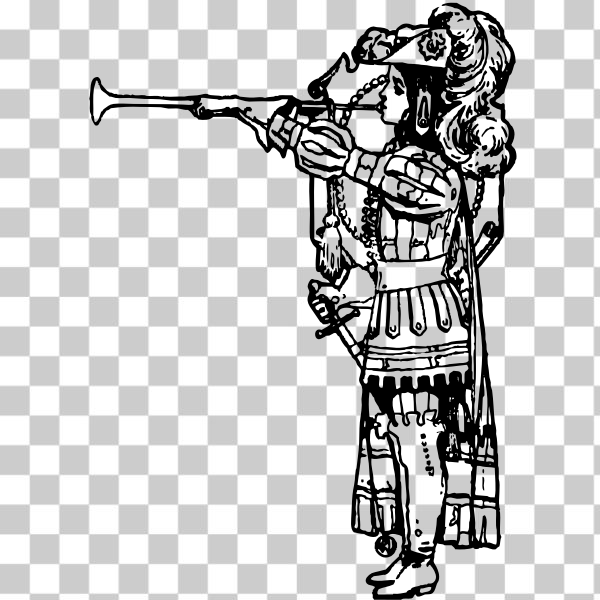 Free: SVG Herald drawing - nohat.cc