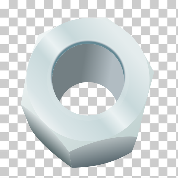 Free: SVG Hexagonal nut vector image - nohat.cc