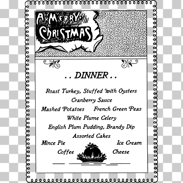 Free: SVG Holiday menu - nohat.cc