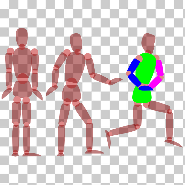 Free: SVG Human figures exercising - nohat.cc
