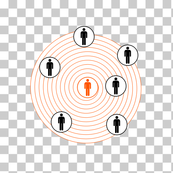 Free: SVG Human figures in concentric circles - nohat.cc