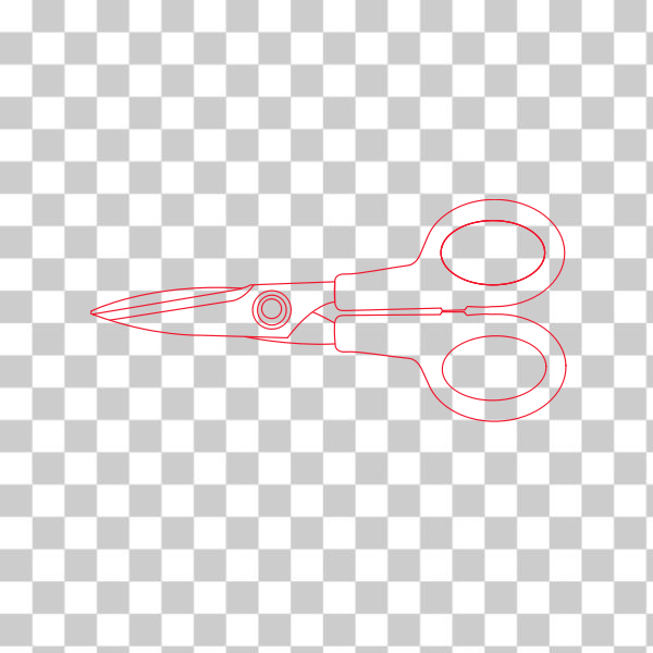 Free: SVG Image of technical style drawing of scissors - nohat.cc