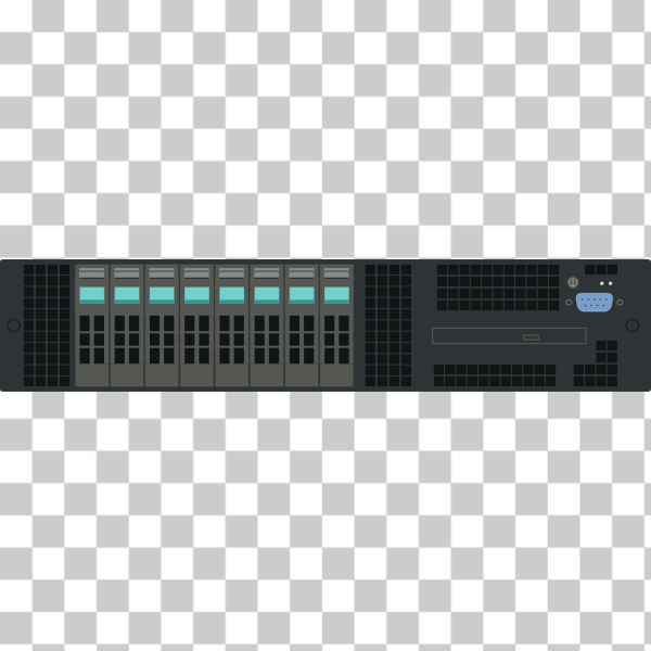 Free: SVG Intel 2U rack server vector clip art - nohat.cc