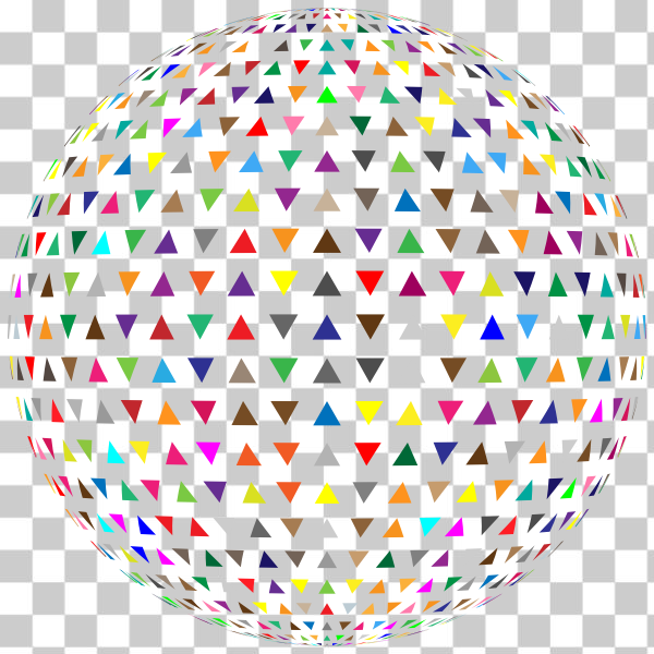 Free: SVG Interlocking triangles sphere image - nohat.cc