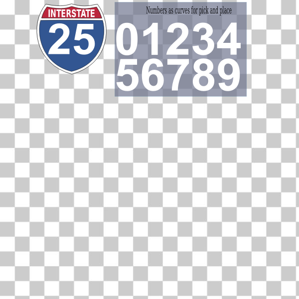 Free: SVG Interstate highway sign vector - nohat.cc