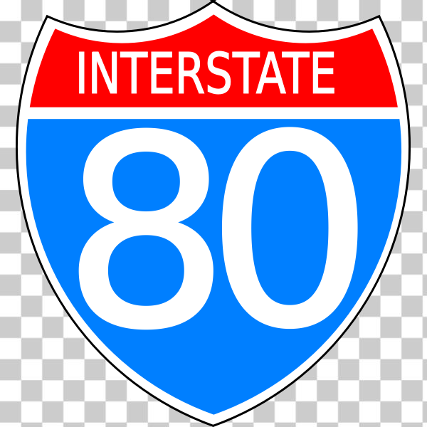 Free: SVG Interstate highway sign vector image - nohat.cc