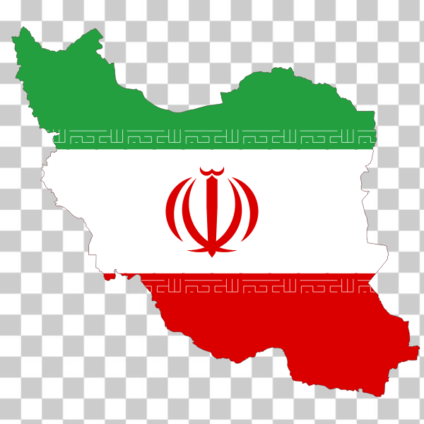 Free: SVG Iran flag and map - nohat.cc