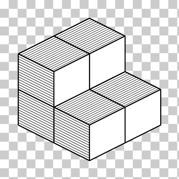 Free: SVG Isometric drawing task vector image - nohat.cc