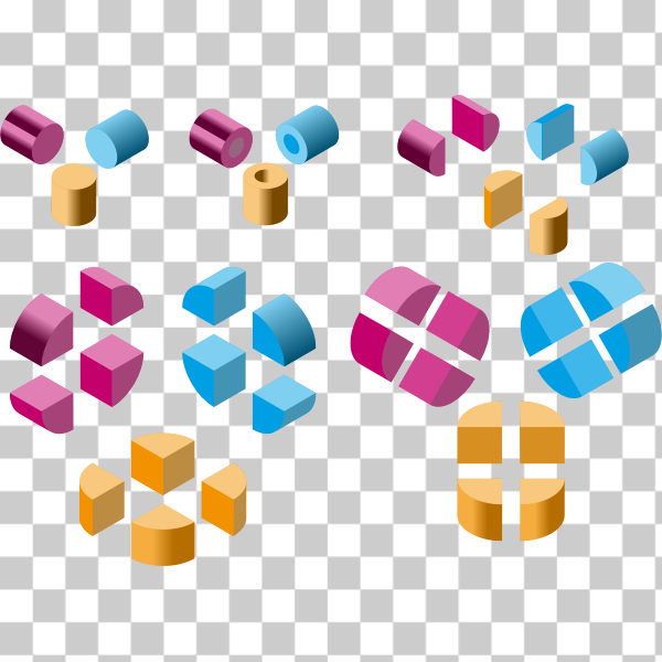 Free: SVG Isometric shapes - nohat.cc