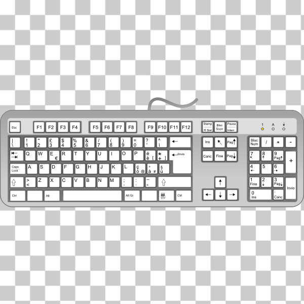 Free: SVG Italian keyboard vector image - nohat.cc