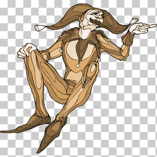 Free: SVG Jester drawing - nohat.cc