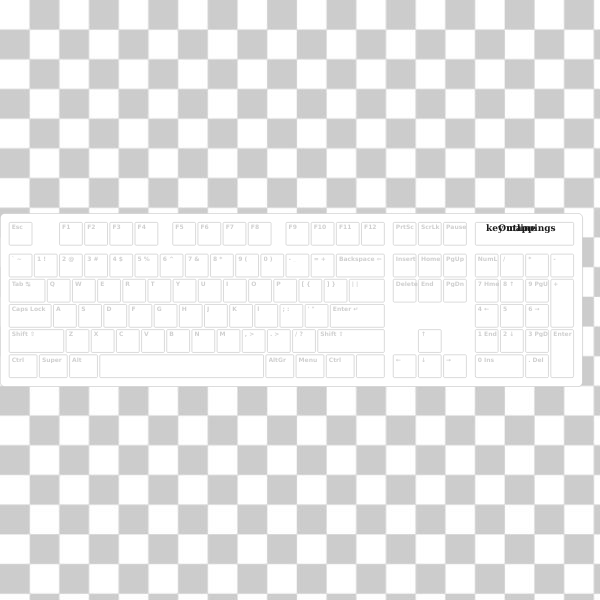 Free: SVG keymap full outline - nohat.cc