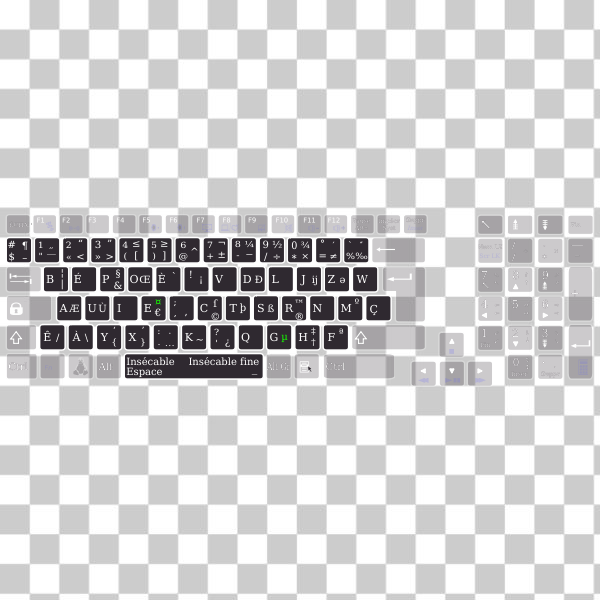 Free: SVG Keys from computer keyboard - nohat.cc