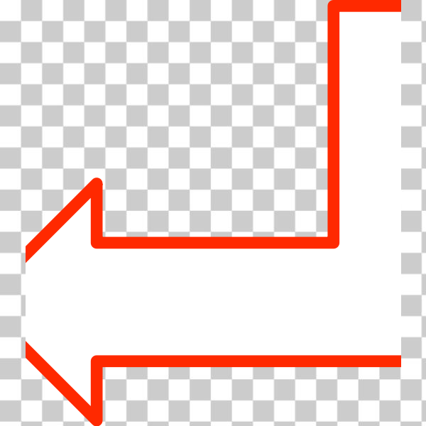 Free: SVG L-shaped arrow vector image - nohat.cc