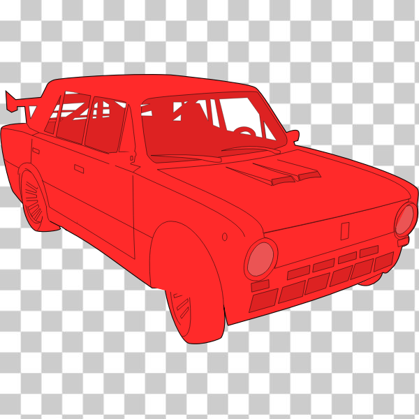 Free: SVG Lada car vector image - nohat.cc