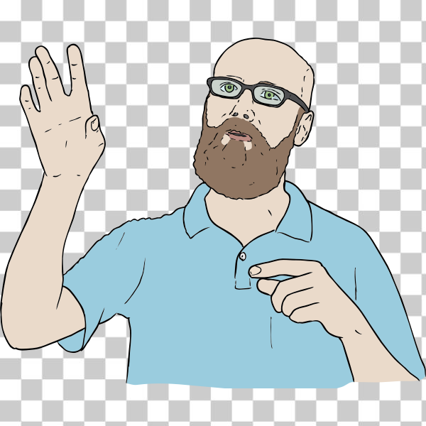 Free: SVG Lambert Hand Up - nohat.cc