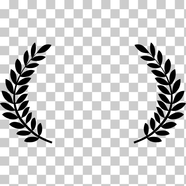 Free: SVG Laurel wreath vector graphics - nohat.cc